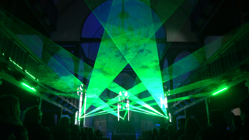 Medieninformation: Lasershow in der Oberkirche Arnstadt - Oberkirche ...
